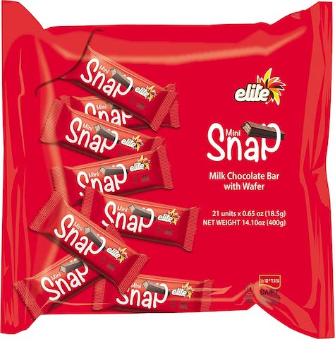 Elite Mini Snap Chocolate Bars Bag - 14.1 OZ – Pars Kosher Market
